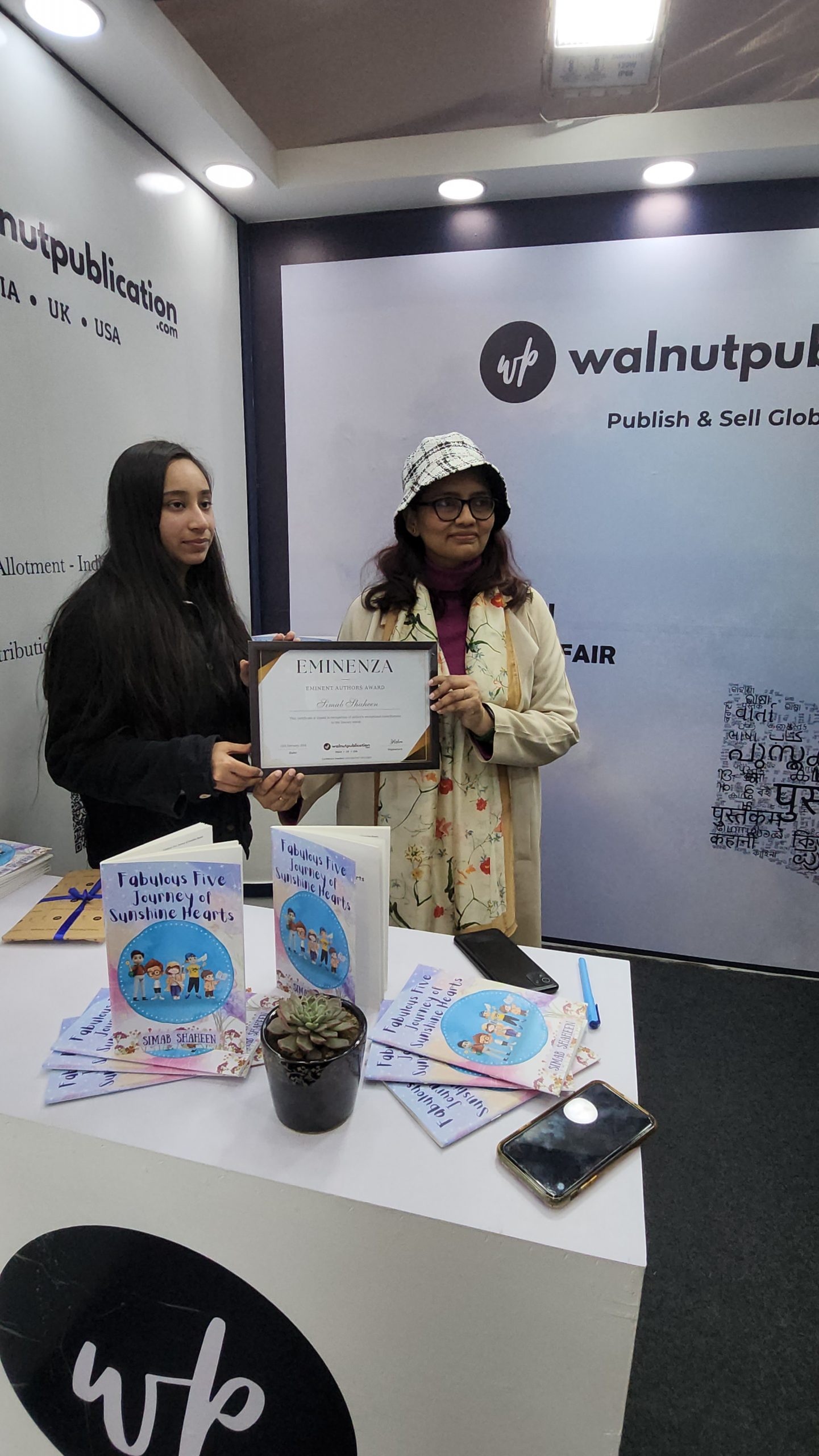 New Delhi World Book Fair 2024 with Walnut Publication - Walnut Publication